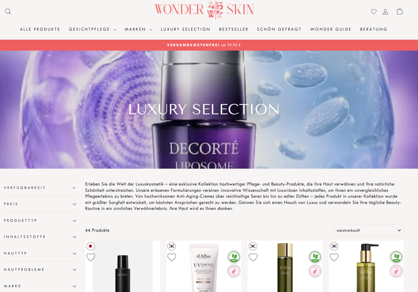 Wonder Skin: Kosmetikprodukte aus Japan und Südkorea